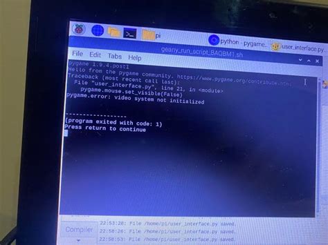Solved Hello I Maid Sure To Put Pygame Init But I Still Chegg Com
