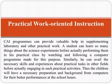 Computer Assisted Instructioncai Pptx