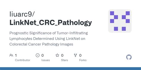 Github Liuarc9linknetcrcpathology Prognostic Significance Of