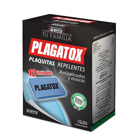 Plaquitas Plagatox Antizancudos 12 Unidades Plagatox Antizancudos