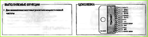 TDA7057 - Справочник по микросхемам