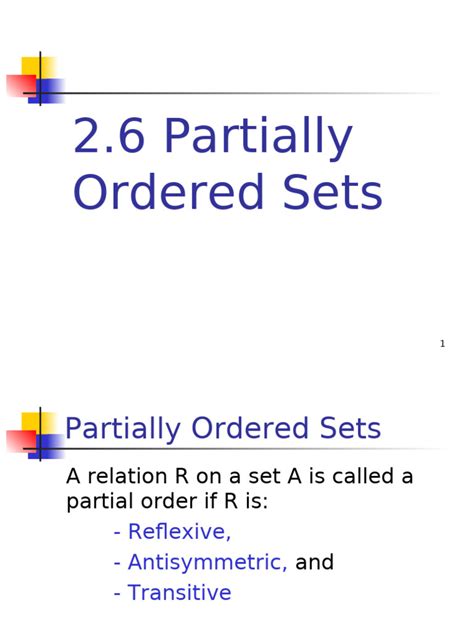 ensa agadir hassane bouzahir chapter 2 6 partially ordered set pdf