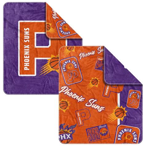 Logo Brands Phoenix Suns 50 X 60 Dream Weave Throw Blanket Orange