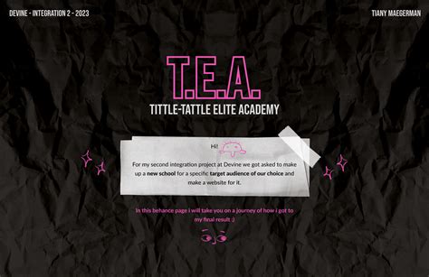 t e a integration 2 on behance