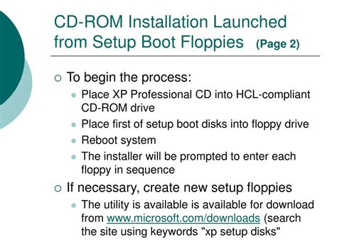 PPT Installing Windows XP Professional PowerPoint Presentation Free Download ID 572886
