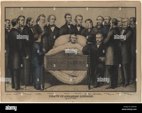 The Death Of President Abraham Lincoln On April 15 1865 Following His