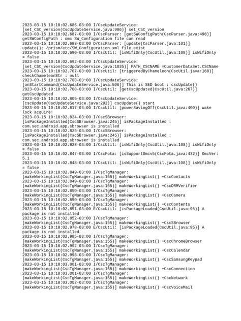 csc update log pdf telecommunications computing