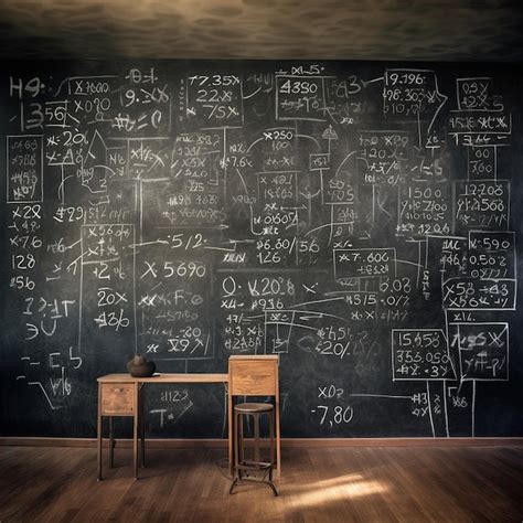 Premium Ai Image Blackboard In A Classroom Premium Ai Image Blackboard In A Classroom