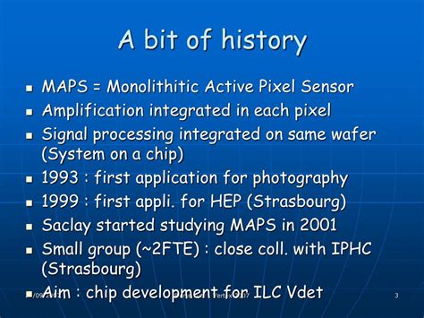 Ppt Monolithic Active Pixel Sensors Maps Powerpoint Presentation