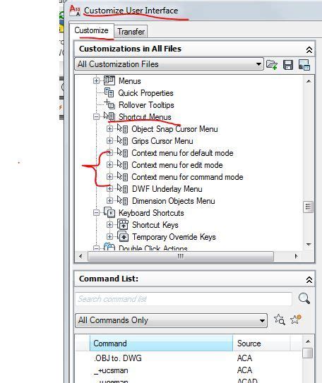 Solved Right Click Menu Options In Autocad Architecture Autodesk Community
