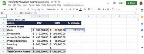 Horizontal Analysis: Definition, Formula & Examples | Layer Blog