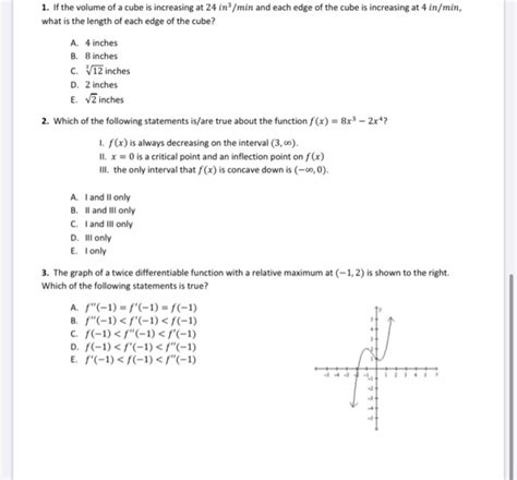 Solved If The Volume Of A Cube Is Increasing At In Chegg