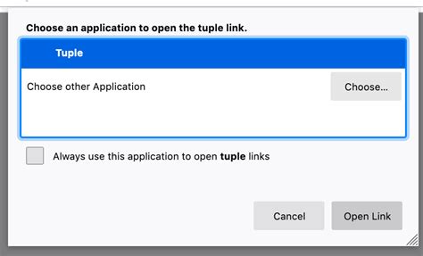 installation tuple documentation