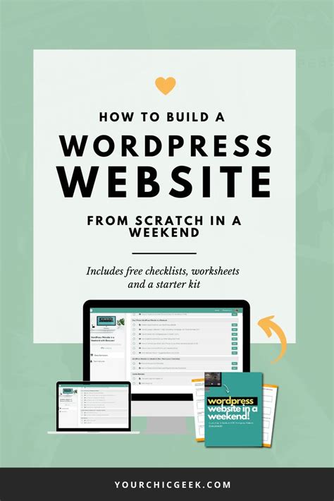 How To Build A Wordpress Website From Scratch In A Weekend Web Design Wordpress Website