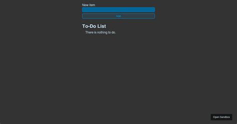 Test React Codesandbox