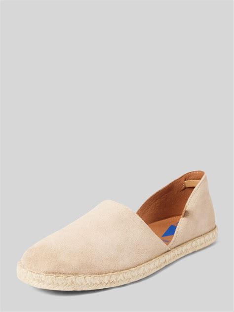 Verbenas Espadrilles In Effen Design Model Carmen Serraje In Ecru