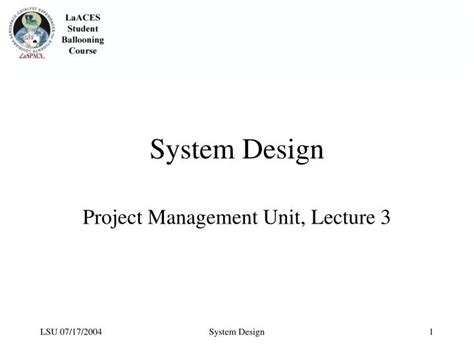 PPT System Design PowerPoint Presentation Free Download ID