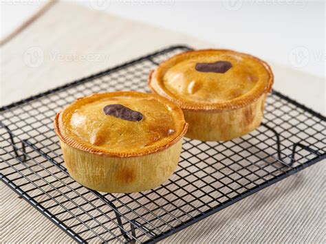 Golden Chicken Mushroom Pies Savory Filling Encased In Flaky Pastry