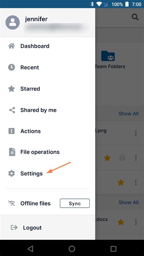 Android Settings For Filecloud Filecloud Docs Server