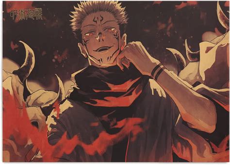 Japanese Anime Poster Jujutsu Kaisen Poster Jjk Poster