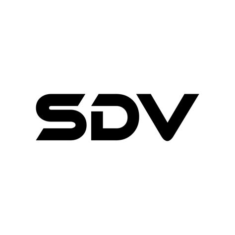 Sdv Letter Logo Design Inspiration For A Unique Identity Modern