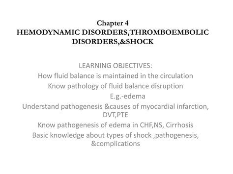 Solution Chapter 4 Edema Hyperemia Congestion Studypool