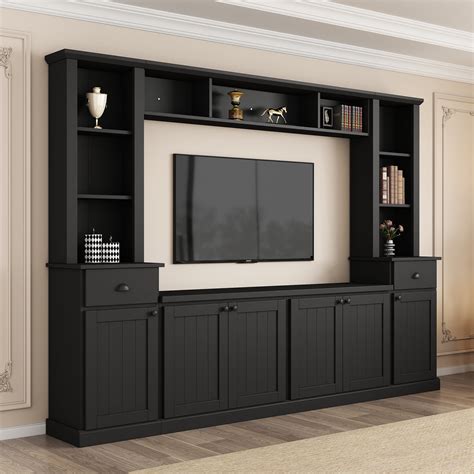 Churanty Modernist Entertainment Wall Unit Set 75 Tv Stand With