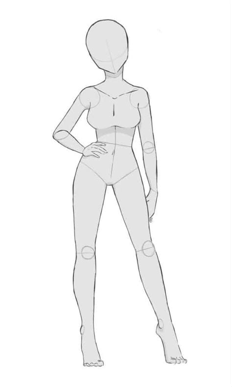 Body Base Drawing Step By Step At Edward Varley Blog