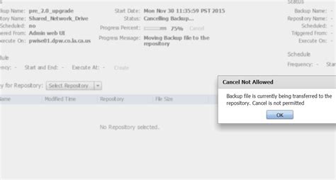 Solved ISE Backup Hung Cisco Community