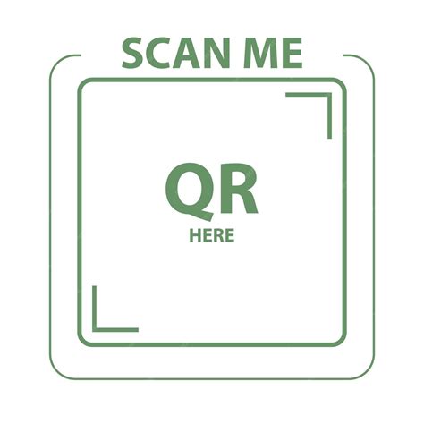 Premium Vector Scan Me Frame Template For Qr Code Menu Payment And Information