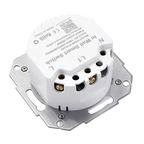 Dual Gang WiFi Smart Push Button Switch Smart Life Tuya Wireless Remote Control Work With