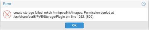 Connecting Nfs Storage To Proxmox Cluster Stack Overflow