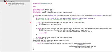 Unable To Build Facebook Sdk For Ios On Xcode8 Stack Overflow