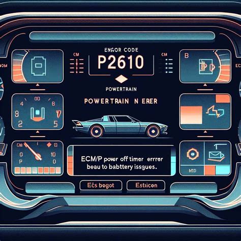 P2610 Mercedes Ecm Pcm Internal Power Off Timer Performance Problem Battery Related
