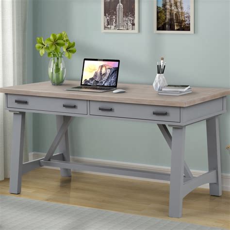 15 The Best Discover The Appeal Of Gray Wash Wood Writing Desks For