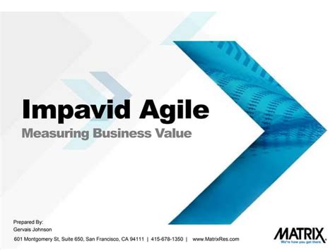 Agile Business Value Ppt