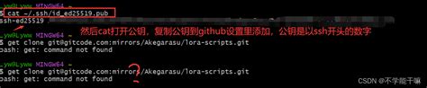 克隆gitcodegithub项目 使用ssh克隆直接下载源码显示401失败，没有权限unauthorized使用ssh克隆项目 Csdn博客