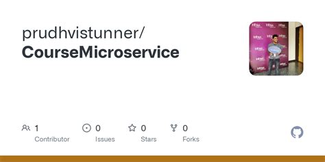 GitHub Prudhvistunner CourseMicroservice