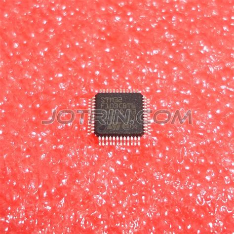 stm32f103cbt6 st embedded processors and controllers jotrin electronics