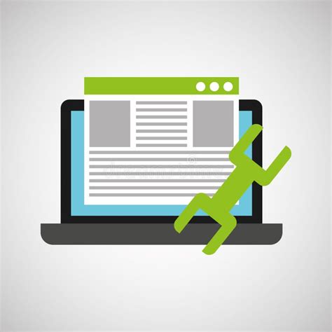 Icone Di Concetto Di Linguaggio Di Programmazione Illustrazione