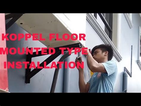 KOPPEL FLOOR MOUNTED TYPE INSTALLATION YouTube