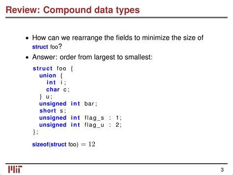 Solved Why Is The Size Of Struct 12 I Kind Of Dont Get It