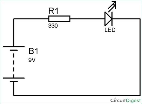 Step By Step Guide How To Make A Simple Led Circuit Diagram