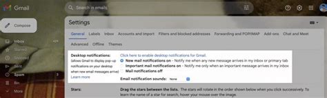 How To Enable Gmail Desktop Notifications In Chrome Safari
