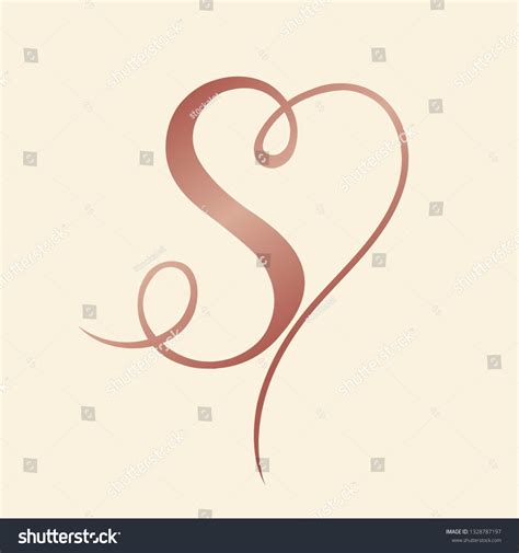 Letter S In Heart