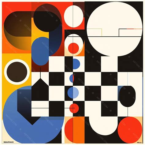 Bold Geometry Meets Colorful Contrasts In Composition Artsire