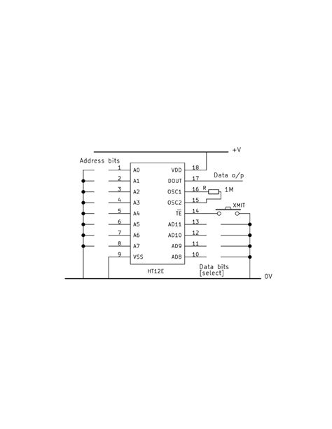 Ht E Remote Control Encoder Ic Dip