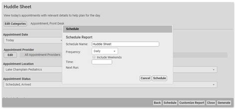 Schedule Reports In Pcc Ehr Pcc Learn