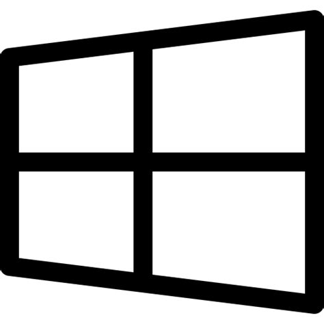 Windows Basic Rounded Lineal Icon Windows Basic Rounded Lineal Icon