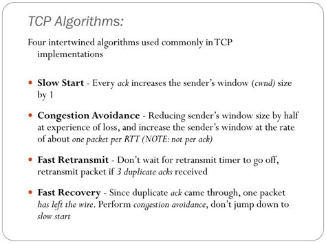 ppt tcp variants powerpoint presentation free download id 1814792